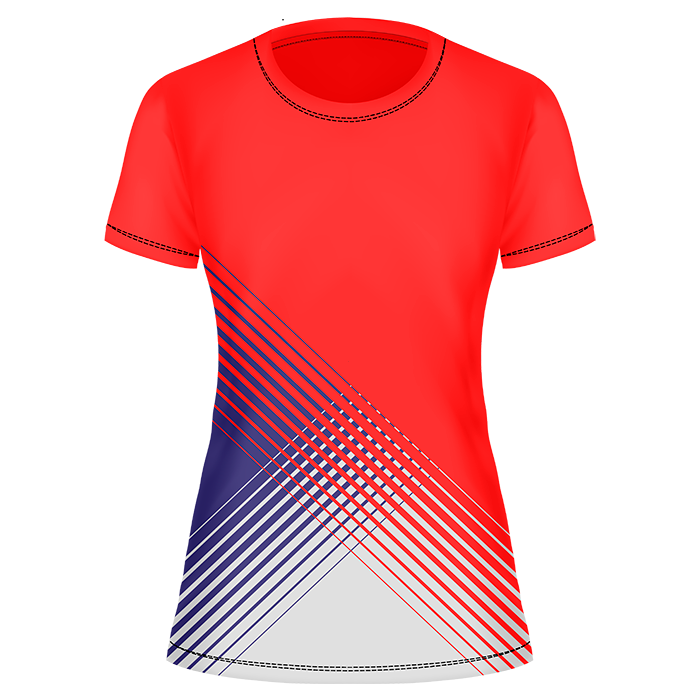 Ladies Crew Neck T-shirt Custom Design — Inddist